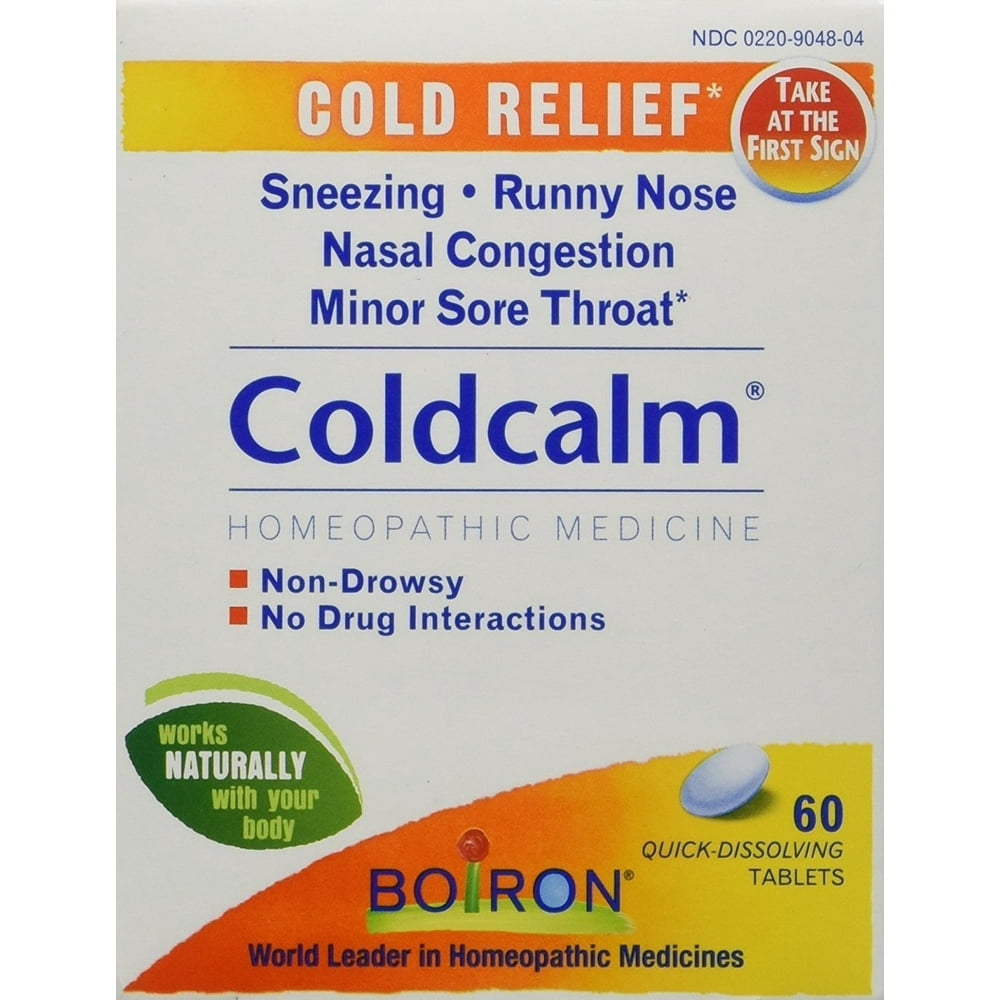 Boiron Coldcalm Tablets, 60 Count - Walmart.com - Walmart.com