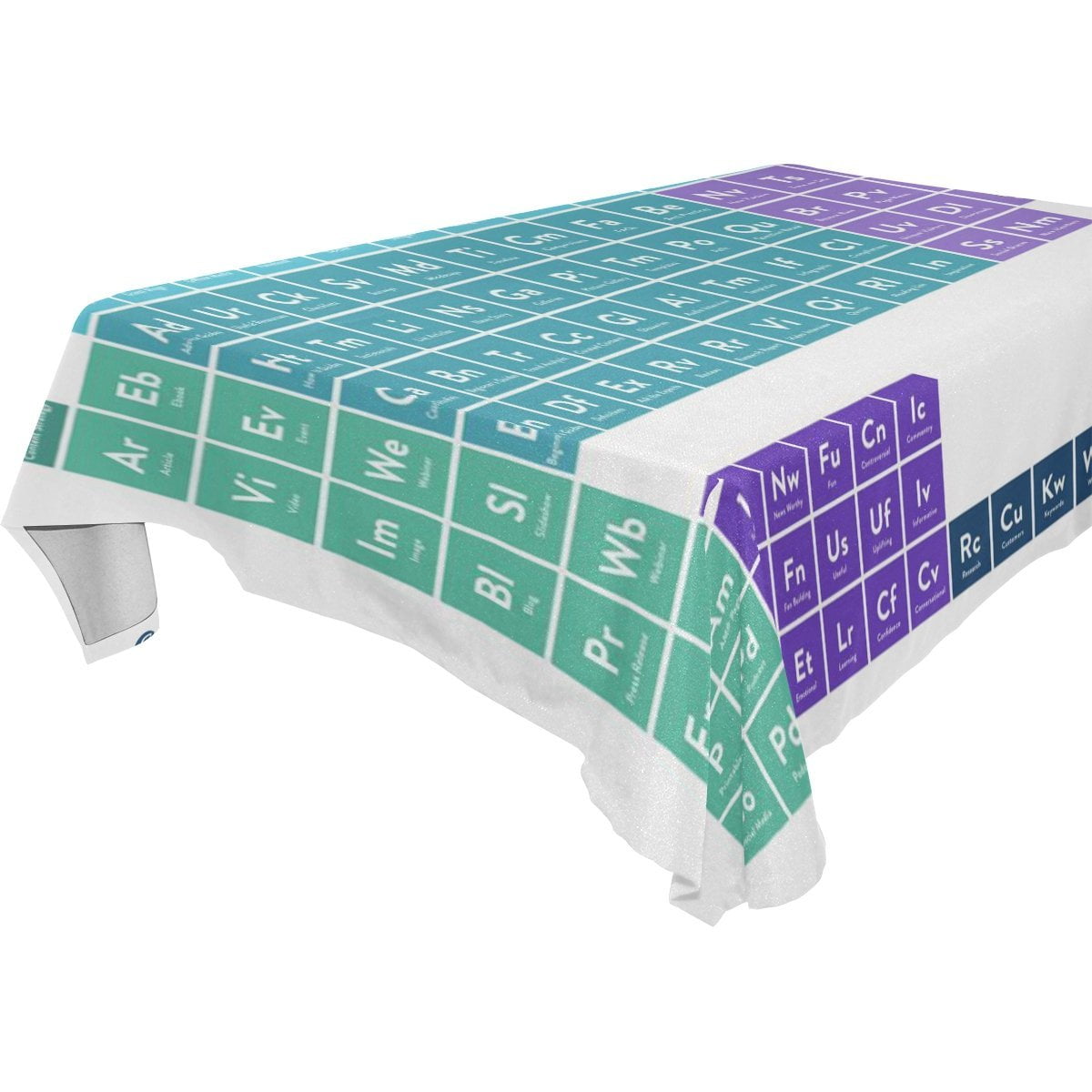 POPCreation Content Periodic Table Tablecloth 60x104 inches - Walmart.com