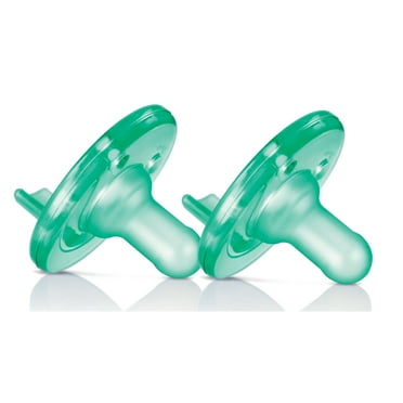 Philips Avent Ultra Soft Pacifier 0-6M, Sand / Pastel Warm Green, 2 ...