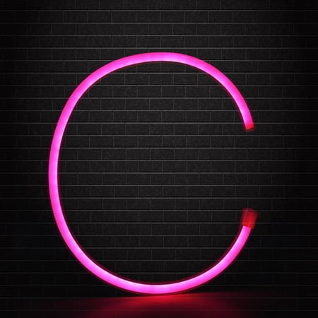 Energy Saving Novel Appearance Letter C Neon Light, Unique Alphabet ...