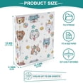 ALAZA Hand Drawn Cute Dog Hardcover 3 Ring Binder 1.5" D-Rings with ...