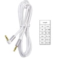 PatungKu 3.5mm Port AUX Cable Male to Male Connectors 3-section Aux ...