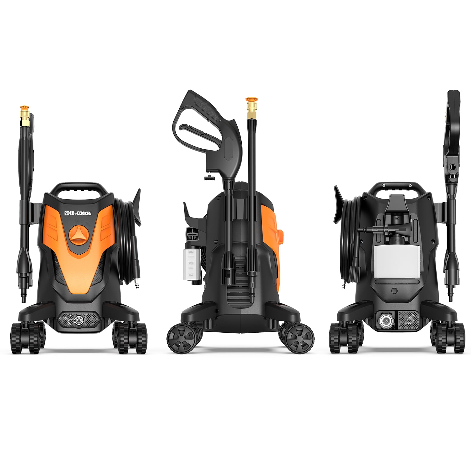 Buy Rock&Rocker Powerful Electric Pressure Washer, 1950PSI Max 1.58 GPM ...