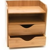 Prosumer's Choice 3-Tier Bamboo Desk Organizer with Letter Size Drawers ...