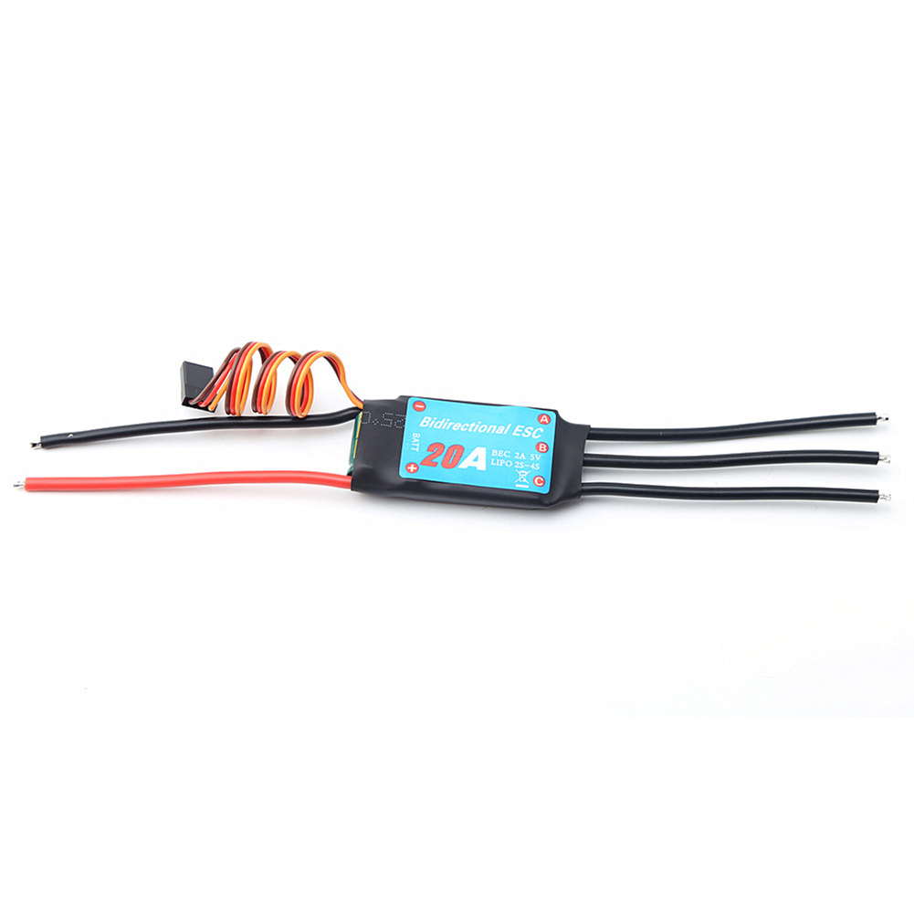 Bidirectional 20A/30A/40A/50A/60A Brushless Esc For Rc Car / boat / Remote Control Ship ...