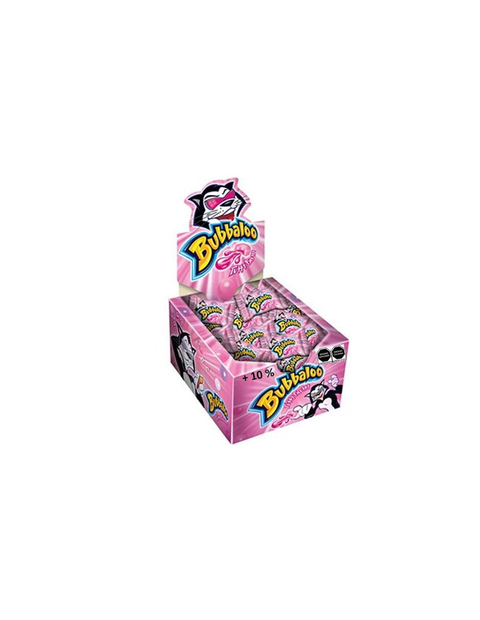 Pack de 32 Chicles sabor tutti frutti Bobbaloo 50pzas +10% Bubbaloo ...