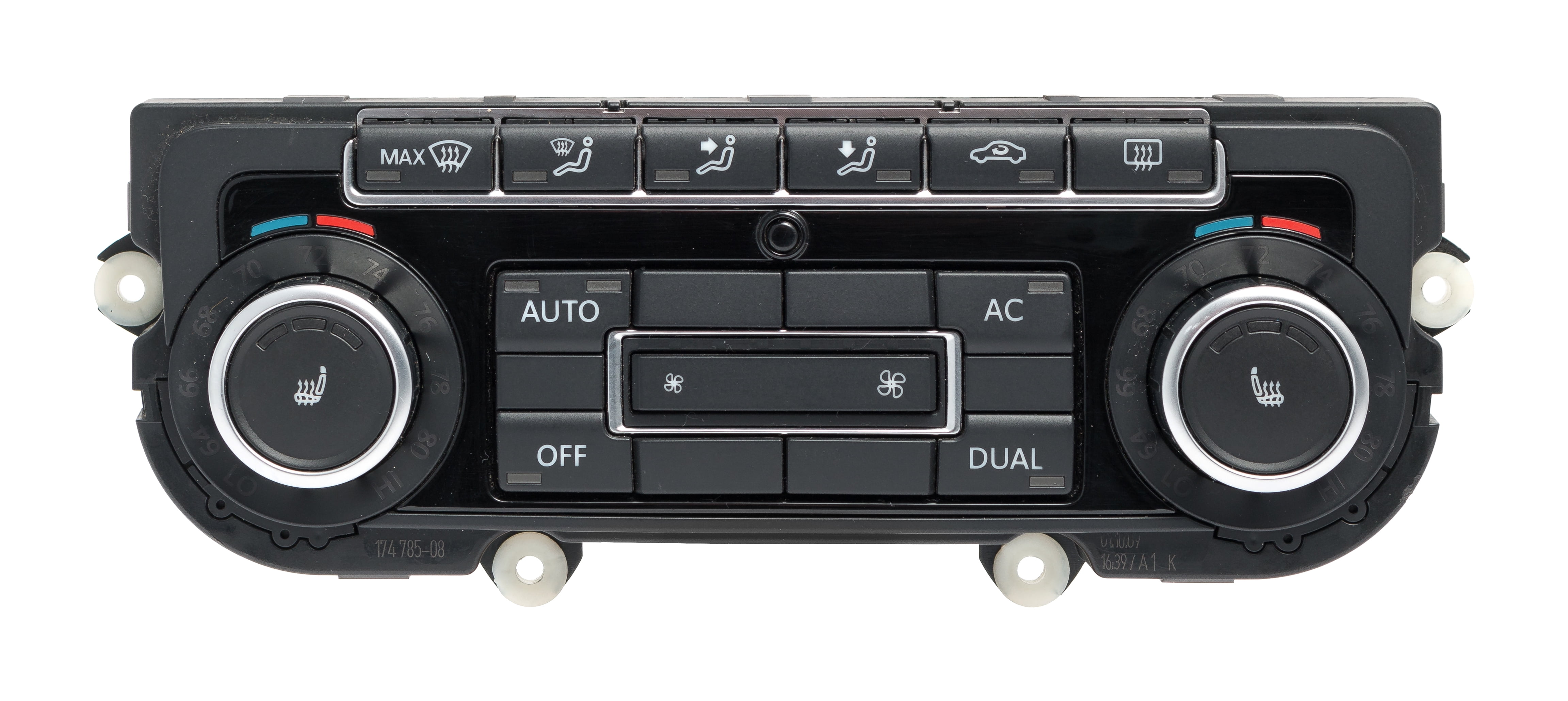 Restored 20112012 Volkswagen Tiguan Eos Dual Zone Climate Control Panel ...