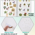 Sticker Collection Book Hand Account Release Paper with Tweezers and ...
