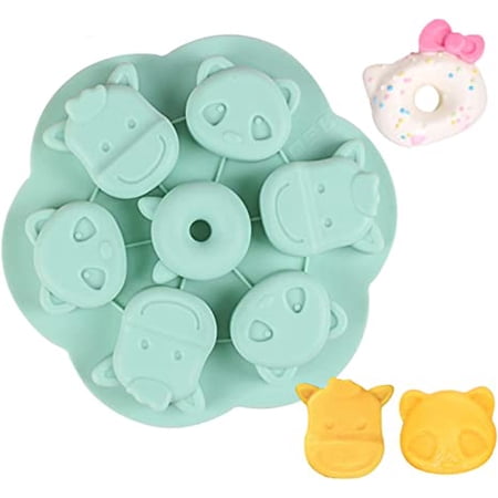 Xizioo Cute Cartoon Cake Mold Baby Food Mold Silicone Baking Mould Mini ...