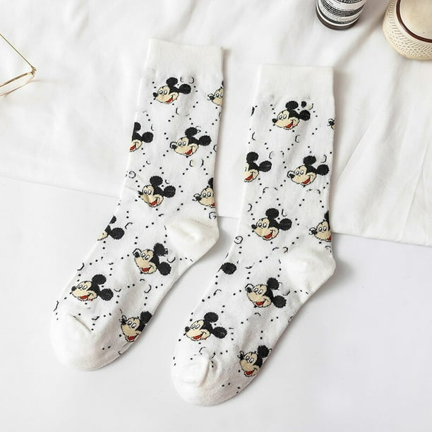 Disney Cute Cartoon Mickey Mouse Socks 2022 Fashion Casual Japanese ...
