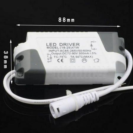 LED Driver 8-12W Constant Current 300mA High Power AC 85-265V Output 24 ...