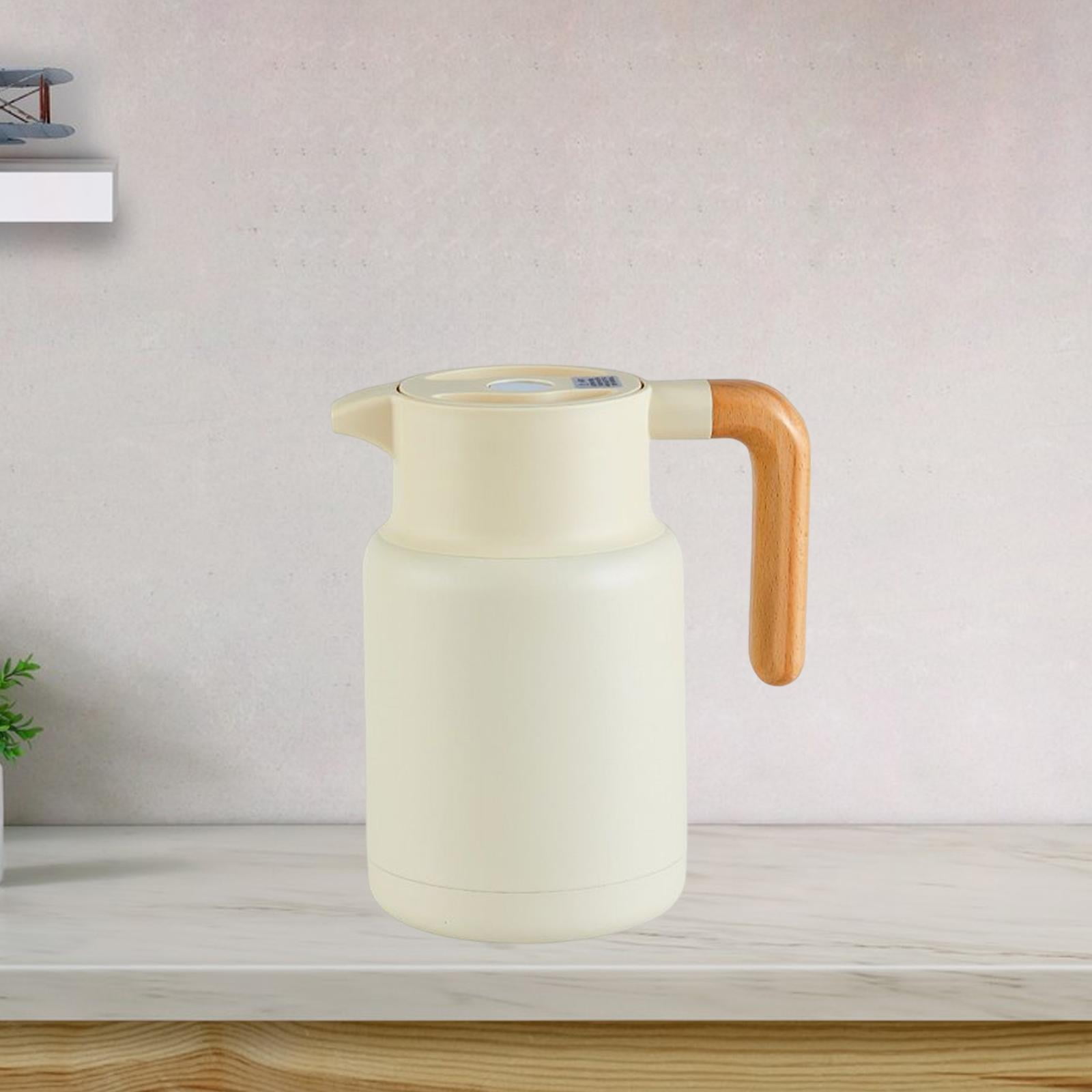 Double Wall Insulated Thermal Coffee Carafe 1.3L Water Tea Jug ...