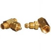 Valved "Y" Connections, 200 PSIG, Brass, Female/Male, RH, 9/16 in - 18 ...