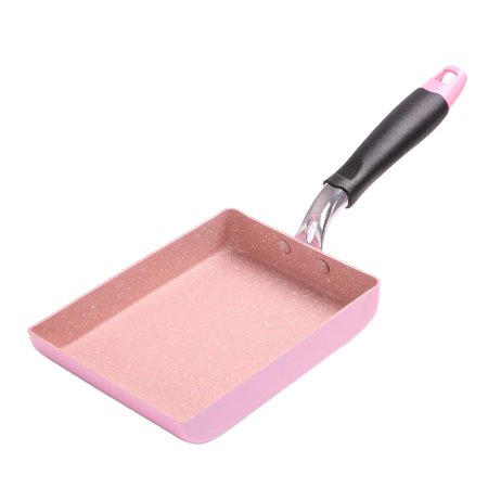 Japanese Fry Pan Breakfast Cookware Rectangular 5"x7"Pink | Walmart Canada