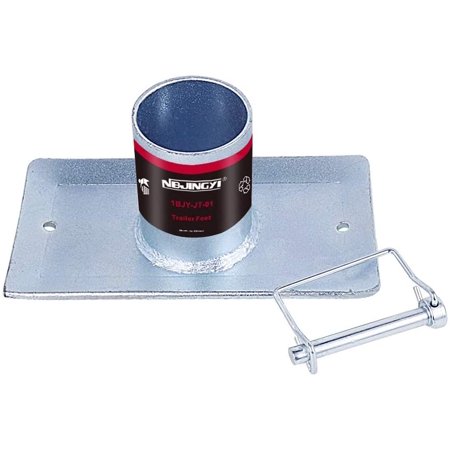 NBJINGYI Trailer Jack Foot Plate 2000LBS Capacity with Pin Base for A ...