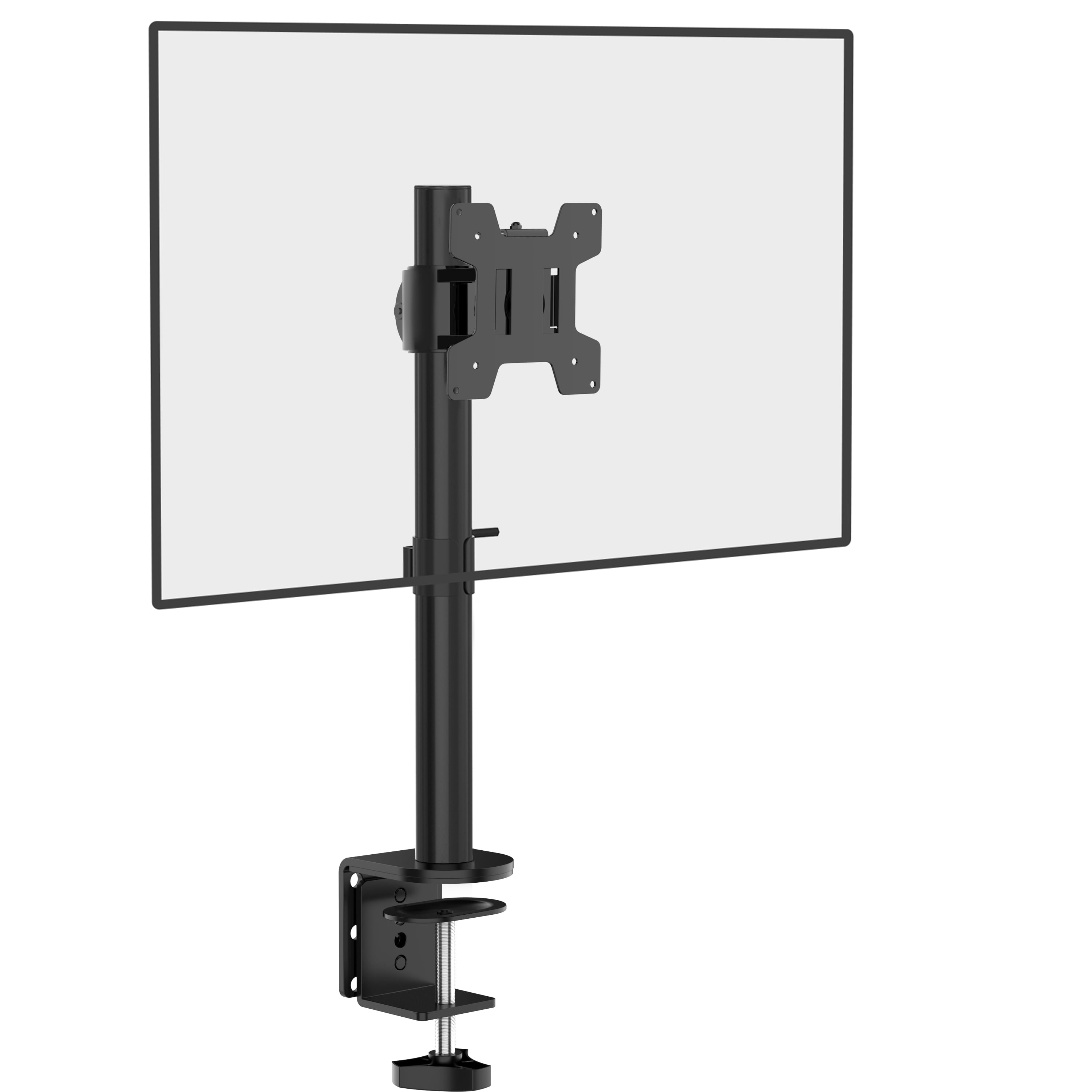 WALI Single Monitor Desk Mount Fits Screen up to 27 inch, Adjustable ...