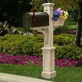 Mayne Westbrook Plus Mail Post - Includes Post, Planter & Mailbox Arm ...