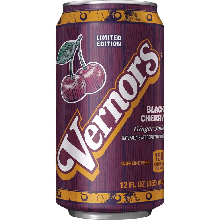Vernors Black Cherry Vernor's Black Cherry Ginger Ale, 12 Pack, 12 Oz