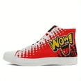Coolcustomize Men's Colorful Pop Art High-Top Sneakers - Lightweight ...