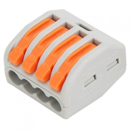 Terminal Connector, 4 Pin Safe Cable Connector Nickel Plated Copper For ...