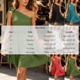 Asgosdo Women Dresses Summer Sleeveless One Shoulder Waisted Flowy ...