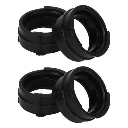Carburetor Intake Manifold Boots, 4Pcs Rubber Carb Boots Easy Connect ...