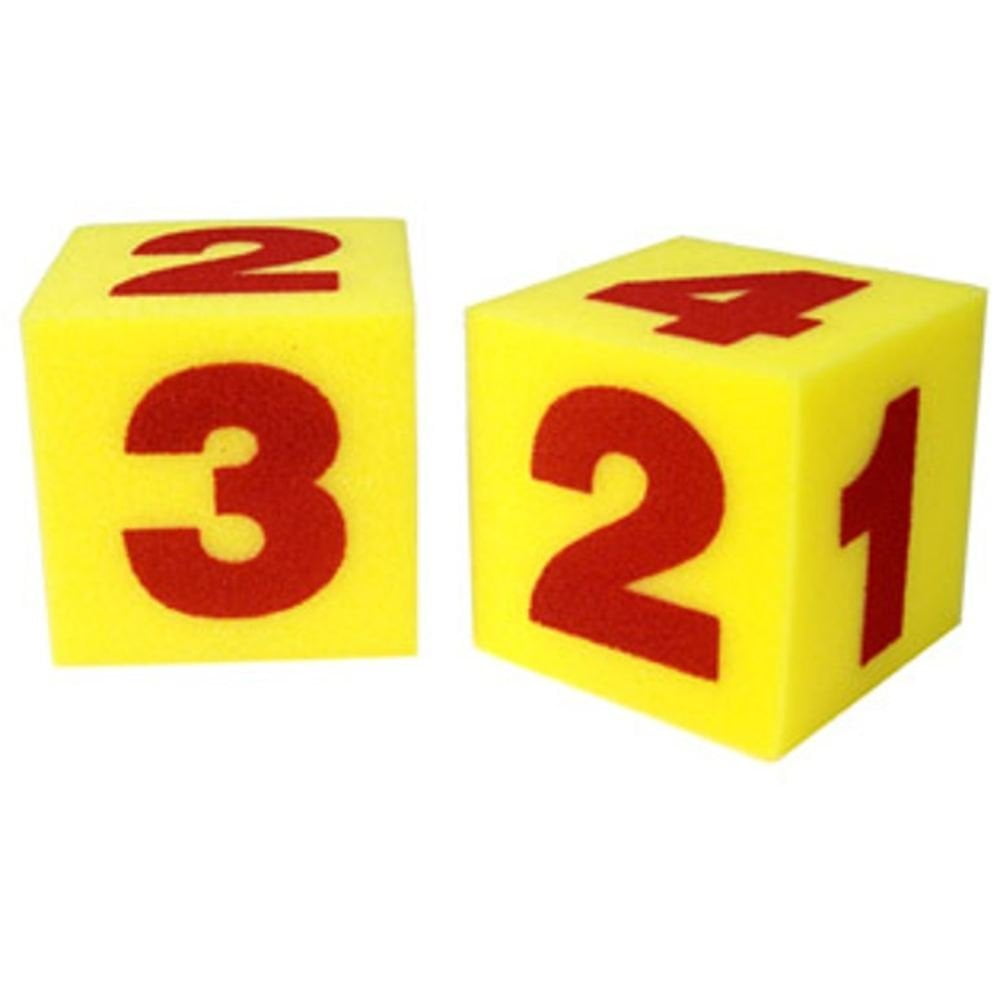 Learning Resources Giant Soft Number Cubes, Early Math Manipulatives ...