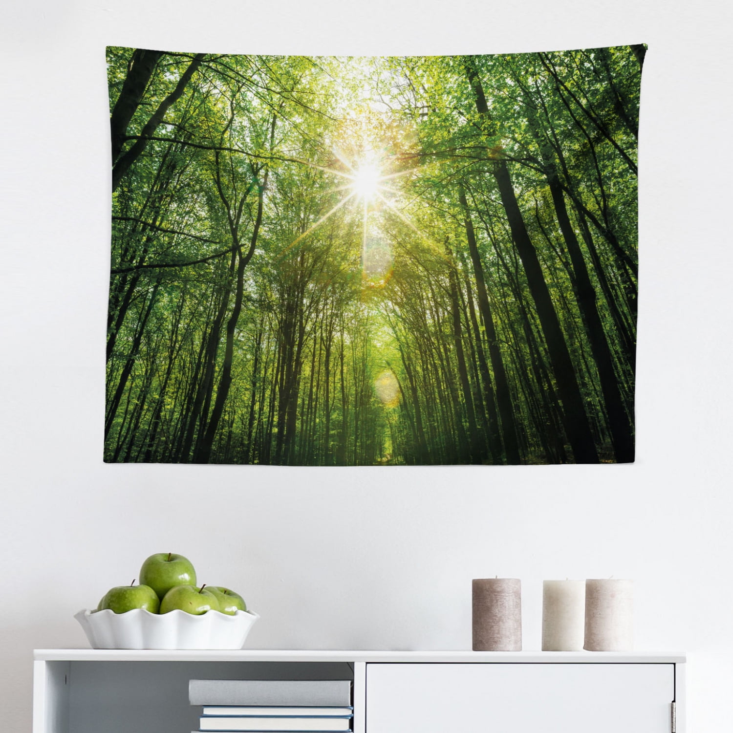 Animal Tapestry, Bald Eagle Swoop Hand Drawn Sketchy Flying Hunter ...