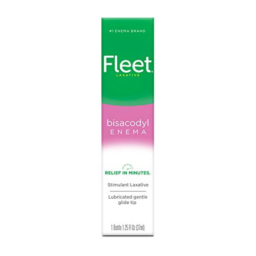 Fleet Laxative Bisacodyl Enema for Adult Constipation, 1.25 Fl Oz ...