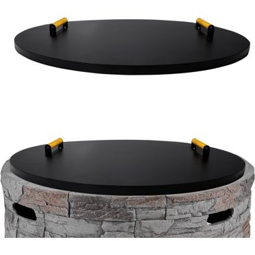 42" x 42"- Fire Pit Lid - Fire Pit Snuffer Lid Cover Square - Drop-in ...