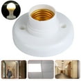 E27 LED Light Bulb Holder Round Socket E27 Base Hanging Lamp Socket ...