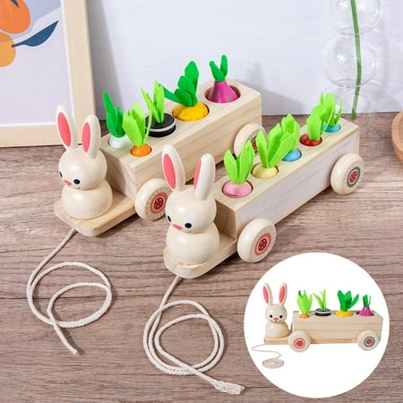 Kids Pulling Carrot Matching Game Board Game Educational Toys ...