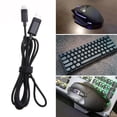 Oasiva Soft USB Keyboard and Mouse Cables Durable PVC Wire for Corsair ...