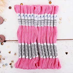ThreadArt Huge 50 Color Premium Egyptian Long Fiber Cotton Embroidery ...