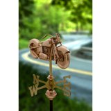 Good Directions Motorcycle Weathervane with Roof Mount, Pure Copper ...