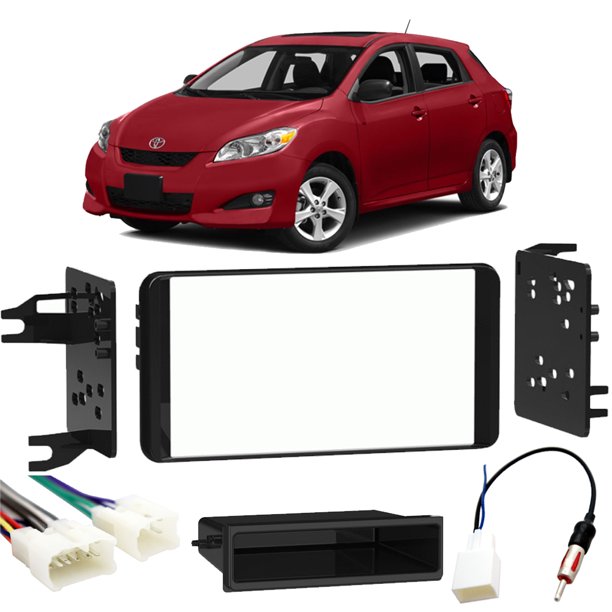 Toyota Matrix 2013-2014 Single - Double DIN Stereo Radio Install Dash ...