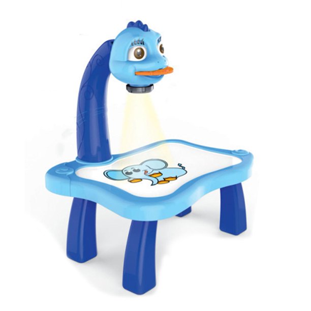 Child Smart Projector Desk With Light And Music Learning Painting ...