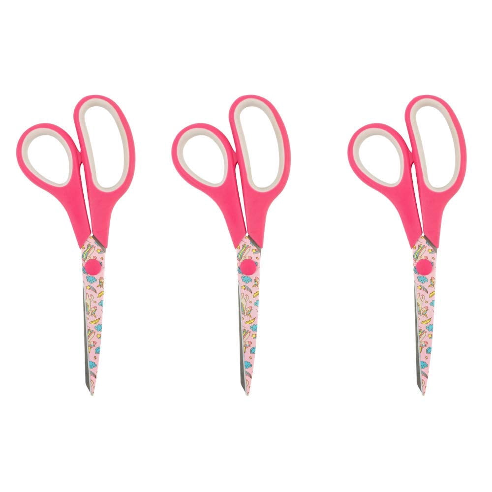 Scissors Singer multiusos de 20 cm con cuchillas estampadas, paquete de ...