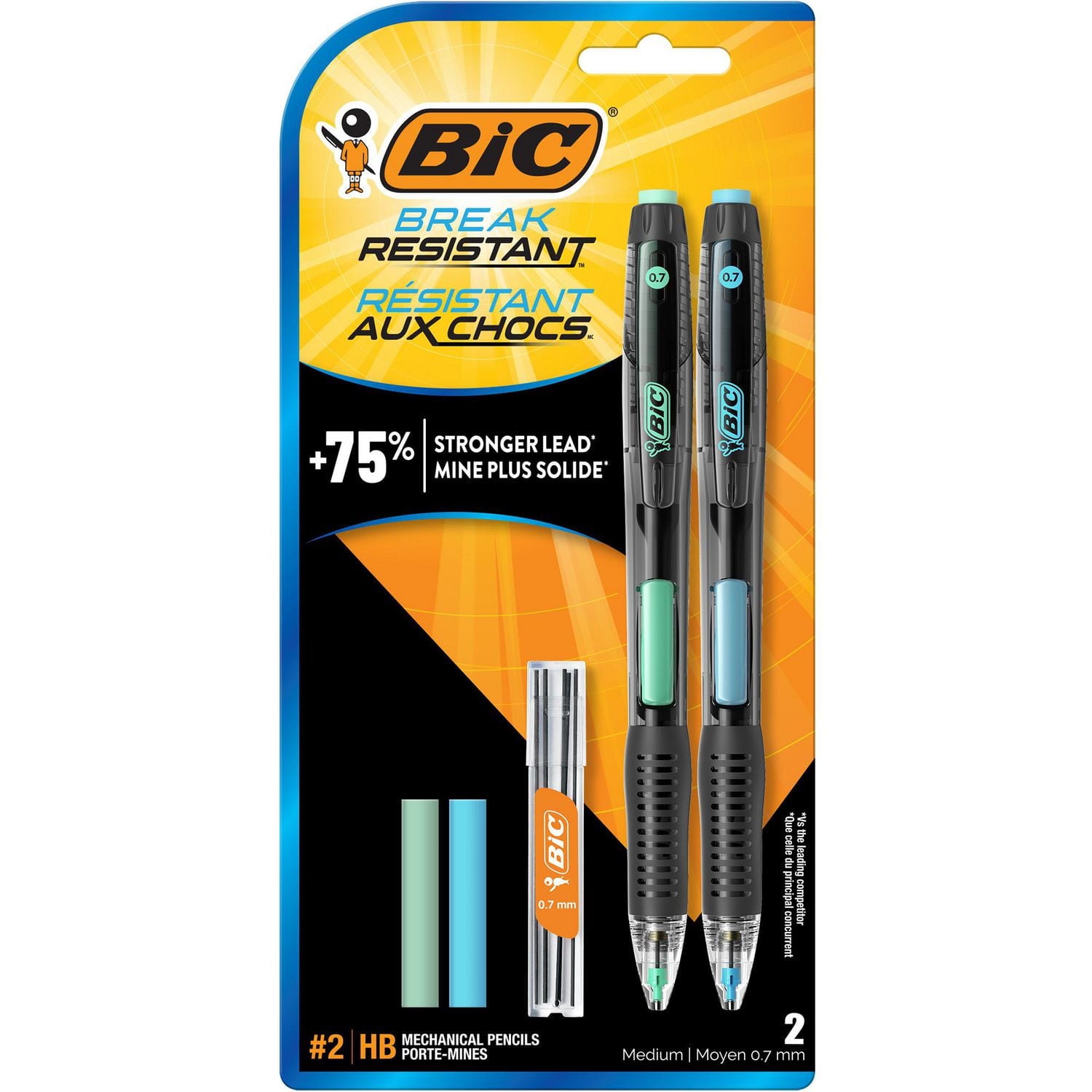 Click here for Bic Break Resistant Mechanical Pencils With Eraser... prices