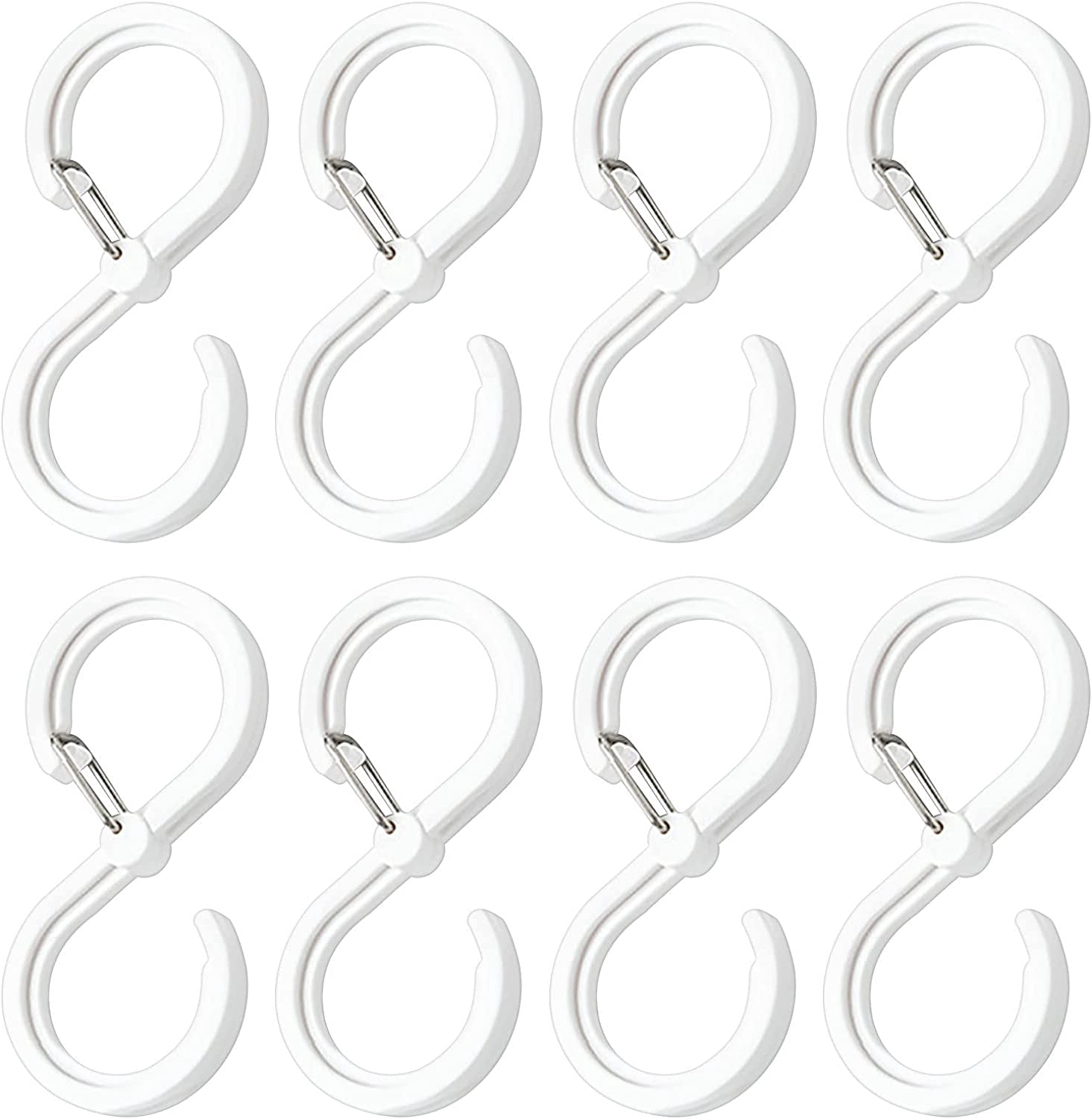 8 Pack S Hooks Large Multifunctional S-shaped Hook With Buckle S Hook ...