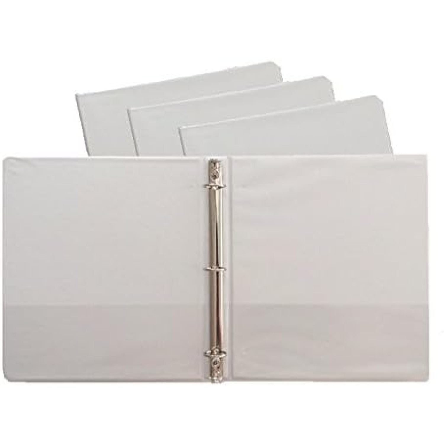 White Vinyl Standard 3-Ring Binders, 1-Inch, for 8.5" x 11" Sheets ...