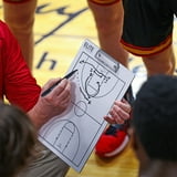 Elite Clipboards Basketball White Dry Erase Coaches Clipboard | Double ...