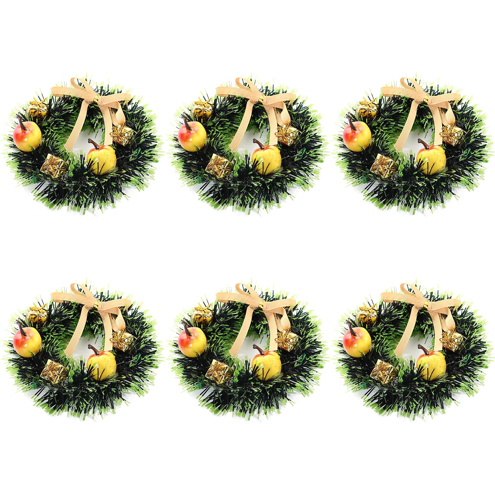 Firlar Garland Candle Garlands Simulation Wreath Bells Door Ornaments ...