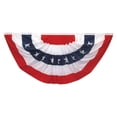 American Fan Flag Independence Day 60x120cm Patriotic Half Round Flag ...