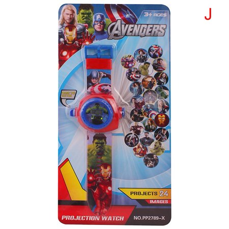 3d Children's Cartoon 24 Pictures Projection Watch With Multiple ...