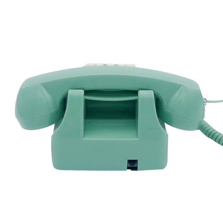 Push Button Telephone Green
