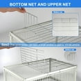 Pigeon Trap with Escape-Proof, Bird Trap Cage with One-Way Entry ...
