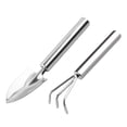 Compact Stainless Steel Hand Rakes With Ergonomic Handle Ideal For ...