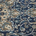 Home Dynamix Tremont Magnolia Medallion Area Rug, Navy/Ivory, 1'9"x7'2 ...