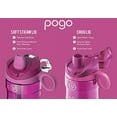 Pogo BPA-Free Plastic Water Bottle with Soft Straw, Fuchsia, 32 oz ...